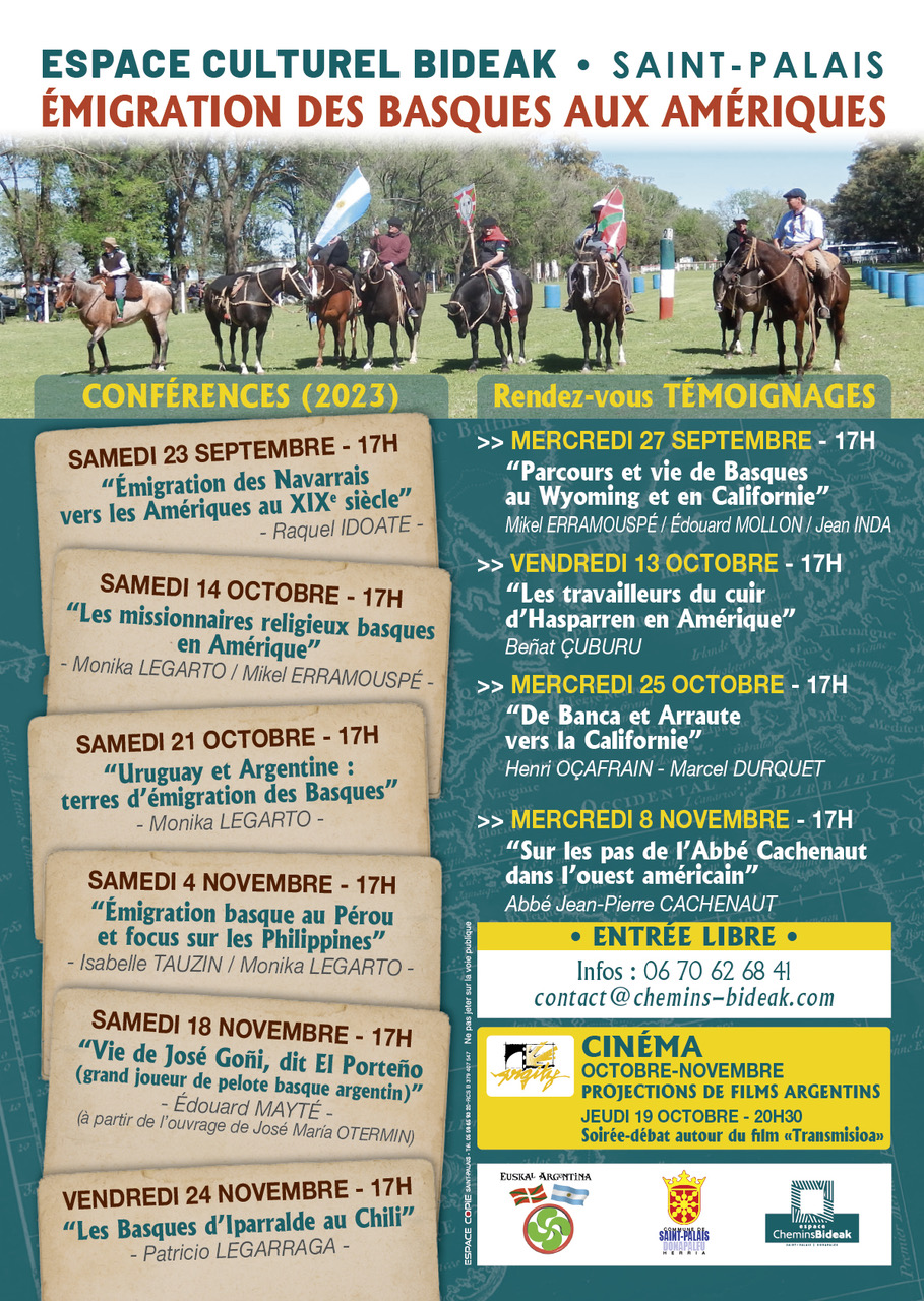 Emigration des Basques aux Amériques - Euskal Argentina